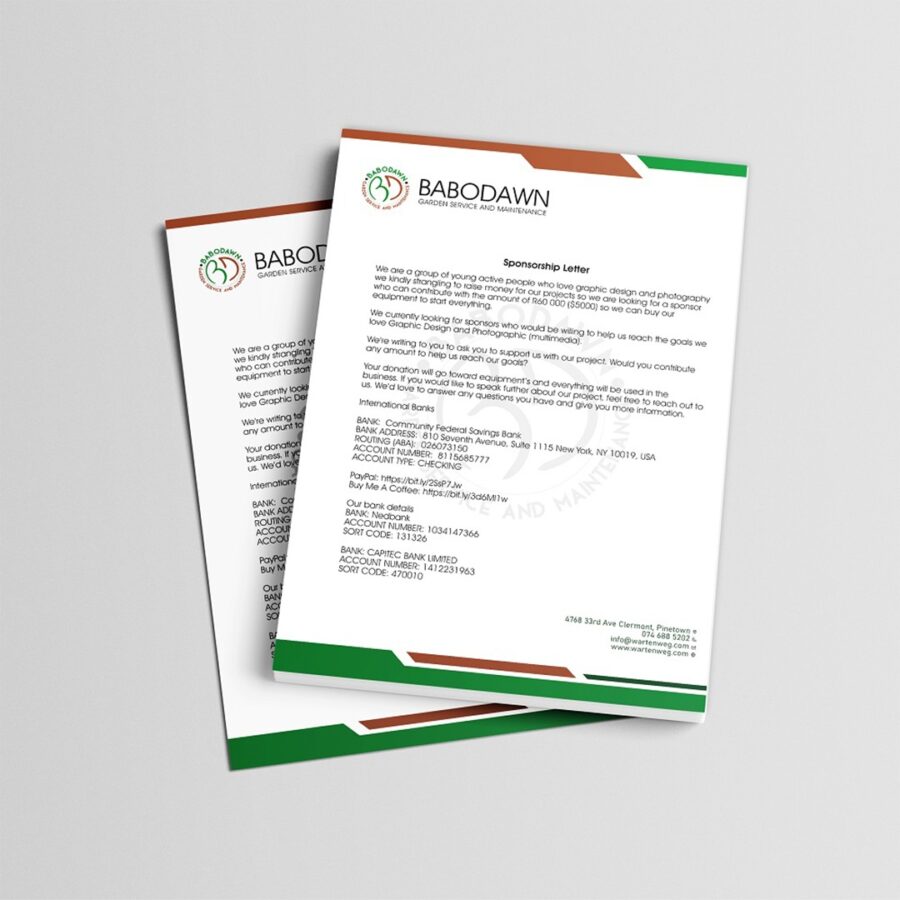 Letterhead Design Trends To Watch Out For | Warten Weg